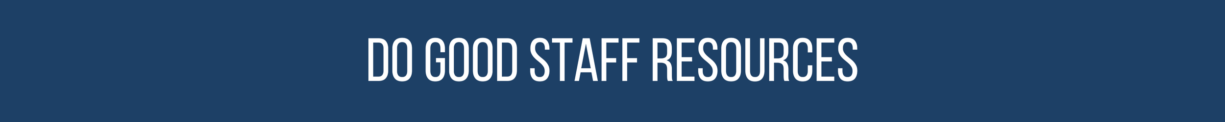 Staff Resources — Do Good Multnomah