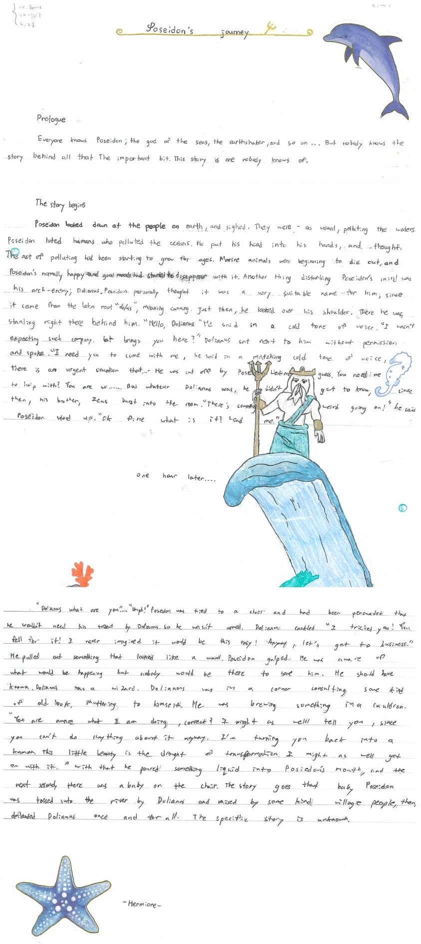 Grade 4- Greek Mythology Project — PEAI