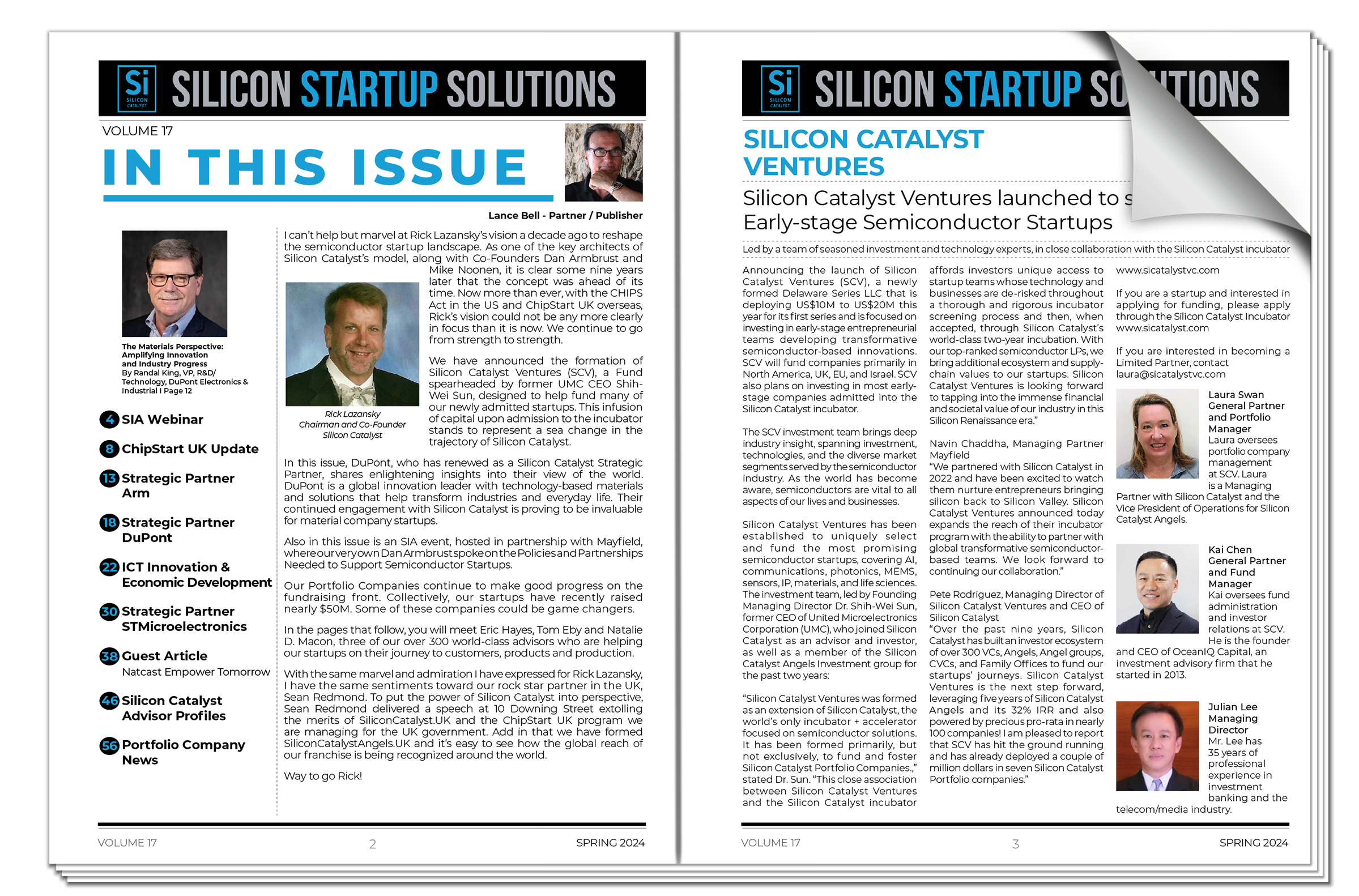 Newsletter — Silicon Catalyst