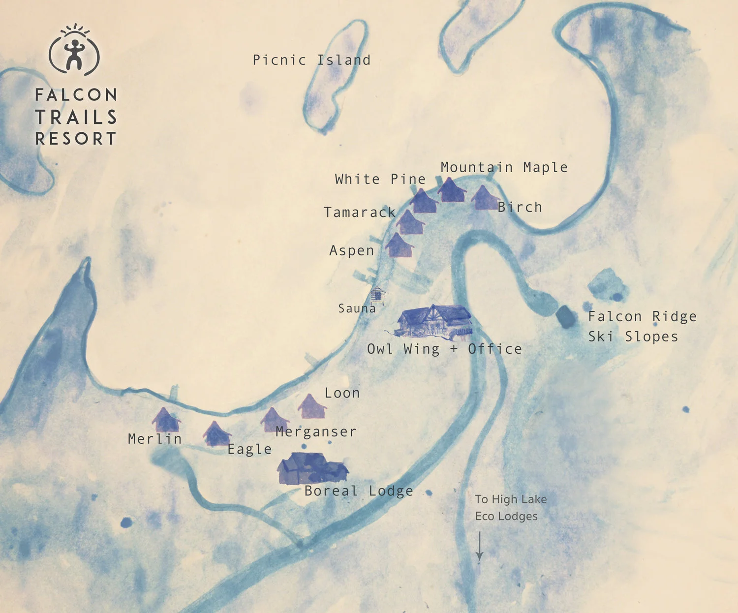 Standard Cabins (5 people) — Falcon Trails Resort