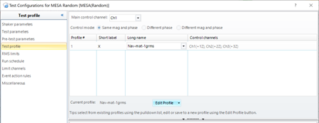 MESA Random Vibration Testing