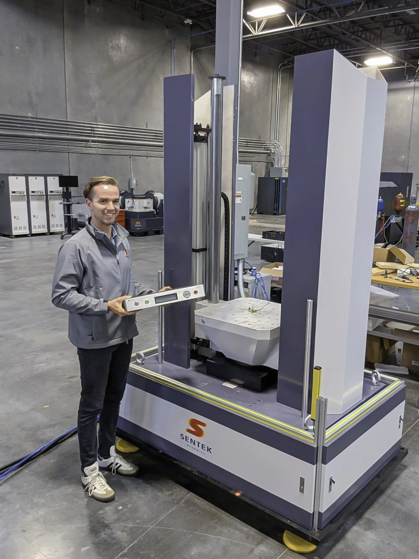 Pneumatic Vertical Shock Test System