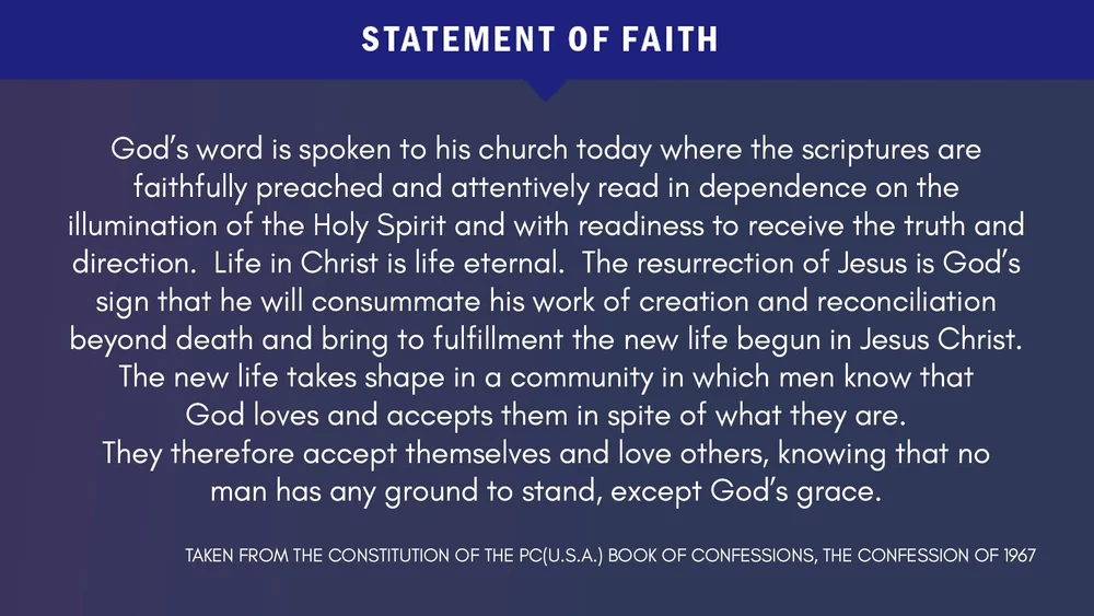 Introduction to The Confession of 1967 — Second Presbyterian