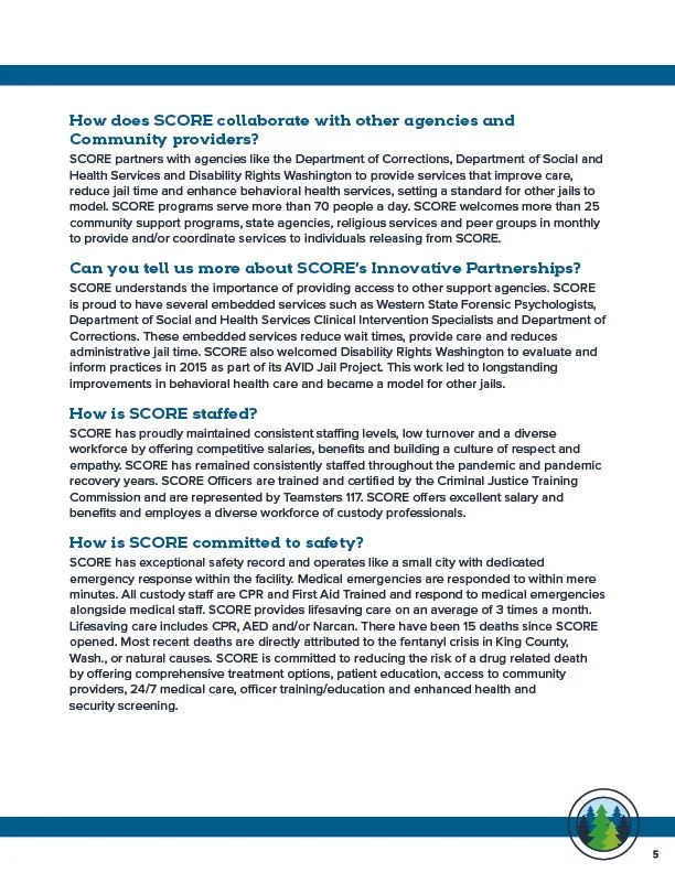 FAQ — South Correctional Entity