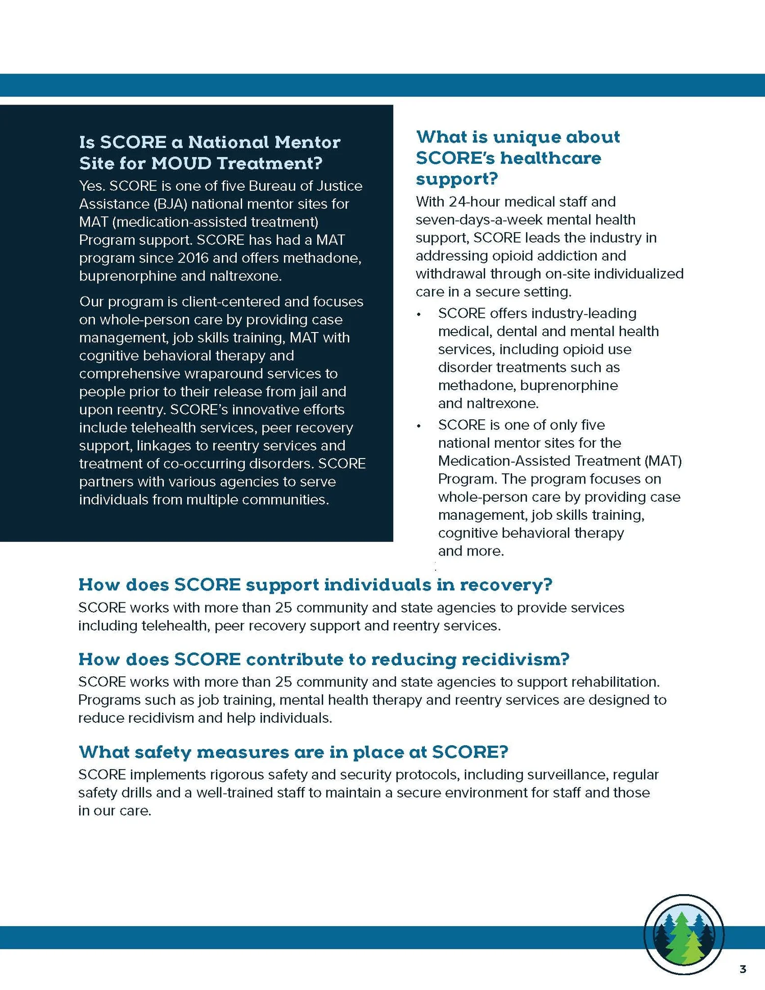 FAQ — South Correctional Entity