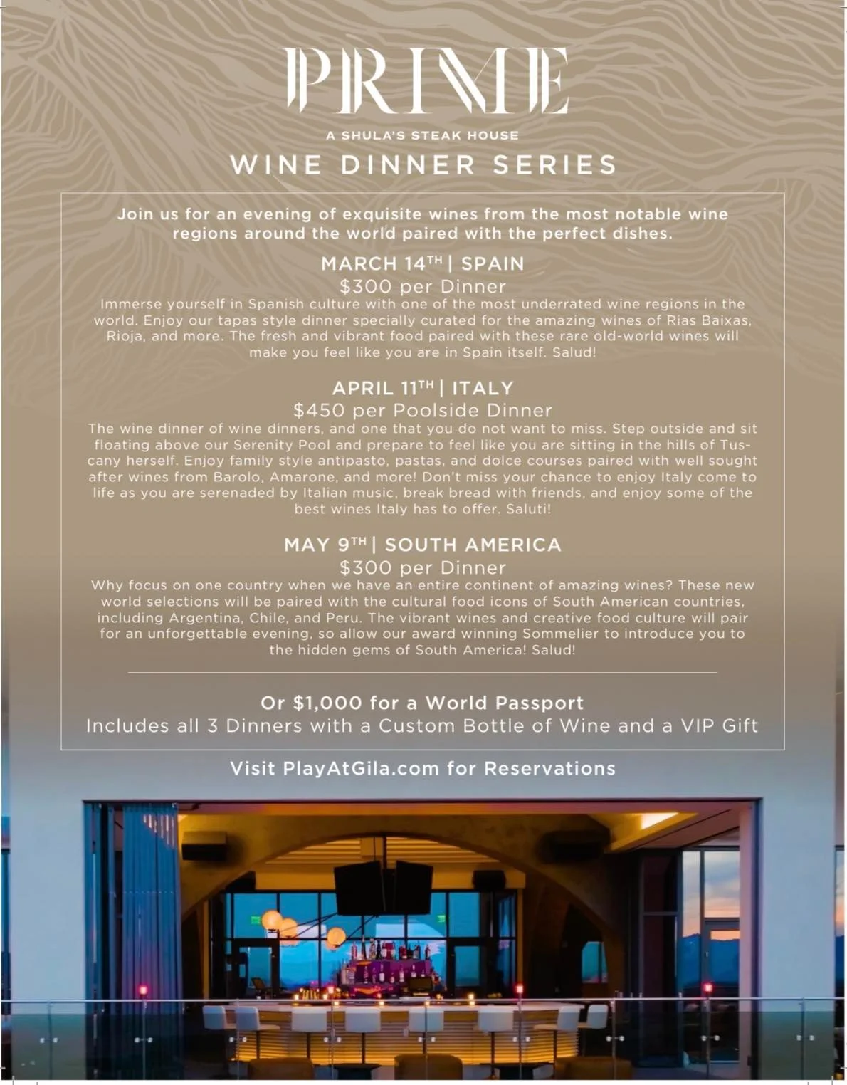 Prime Wine Dinner Series: Italy — Write On Rubee