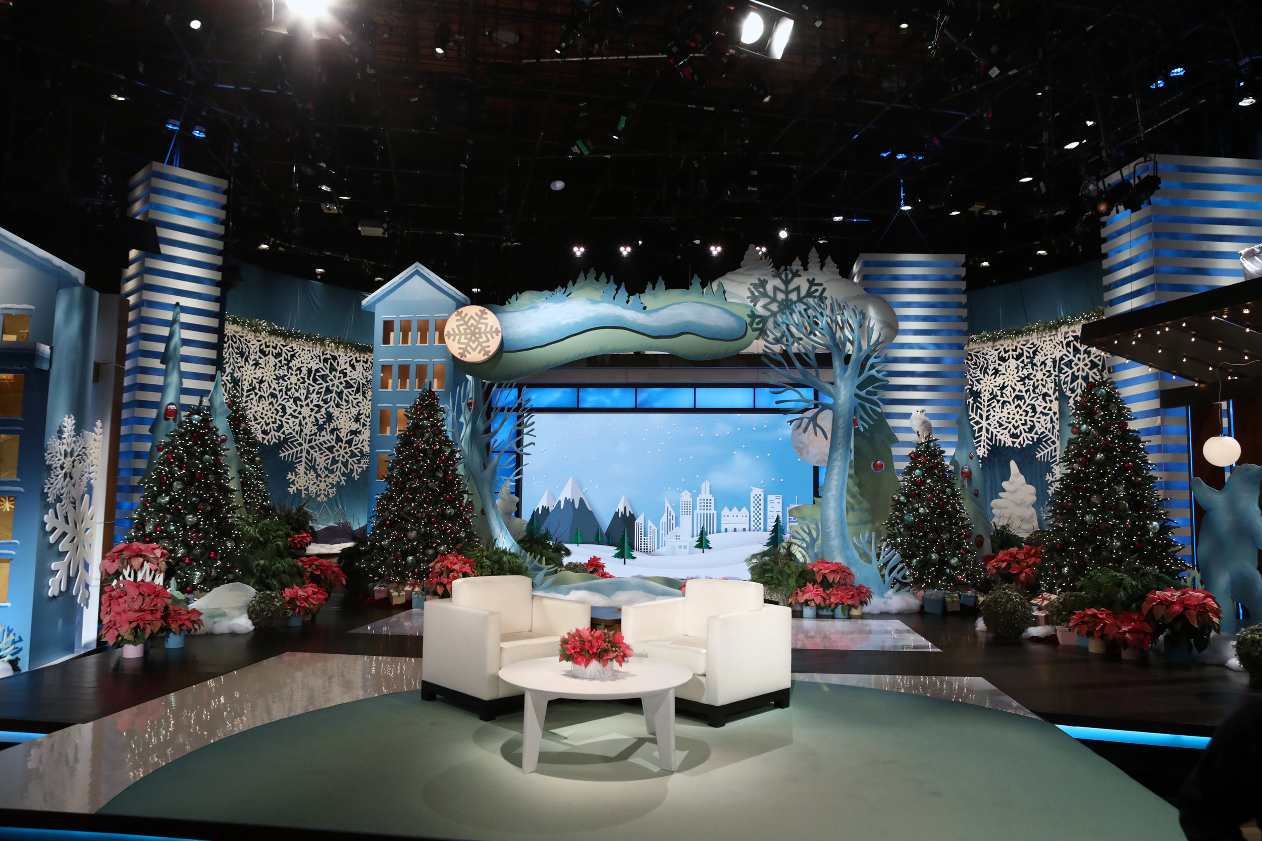 Ellen Talk Show Set Design