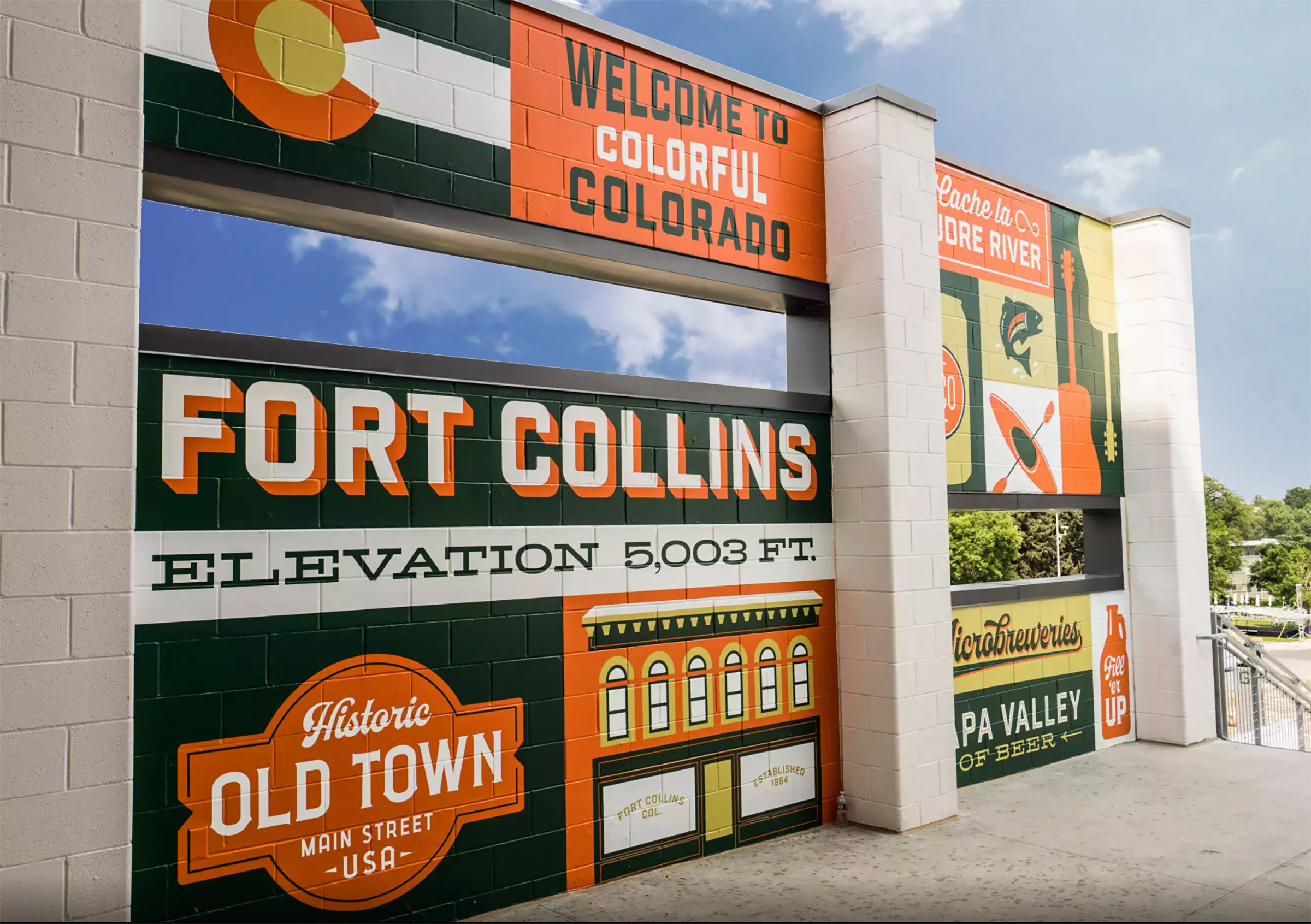 Colorado State University Football Stadium Mural Design — Steve Hamaker ...