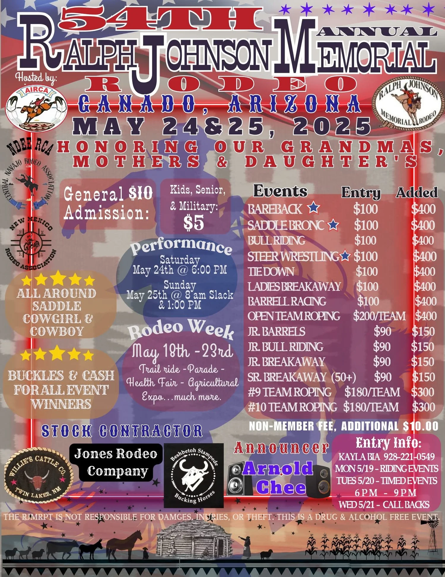 SCHEDULE — New Mexico Rodeo Association