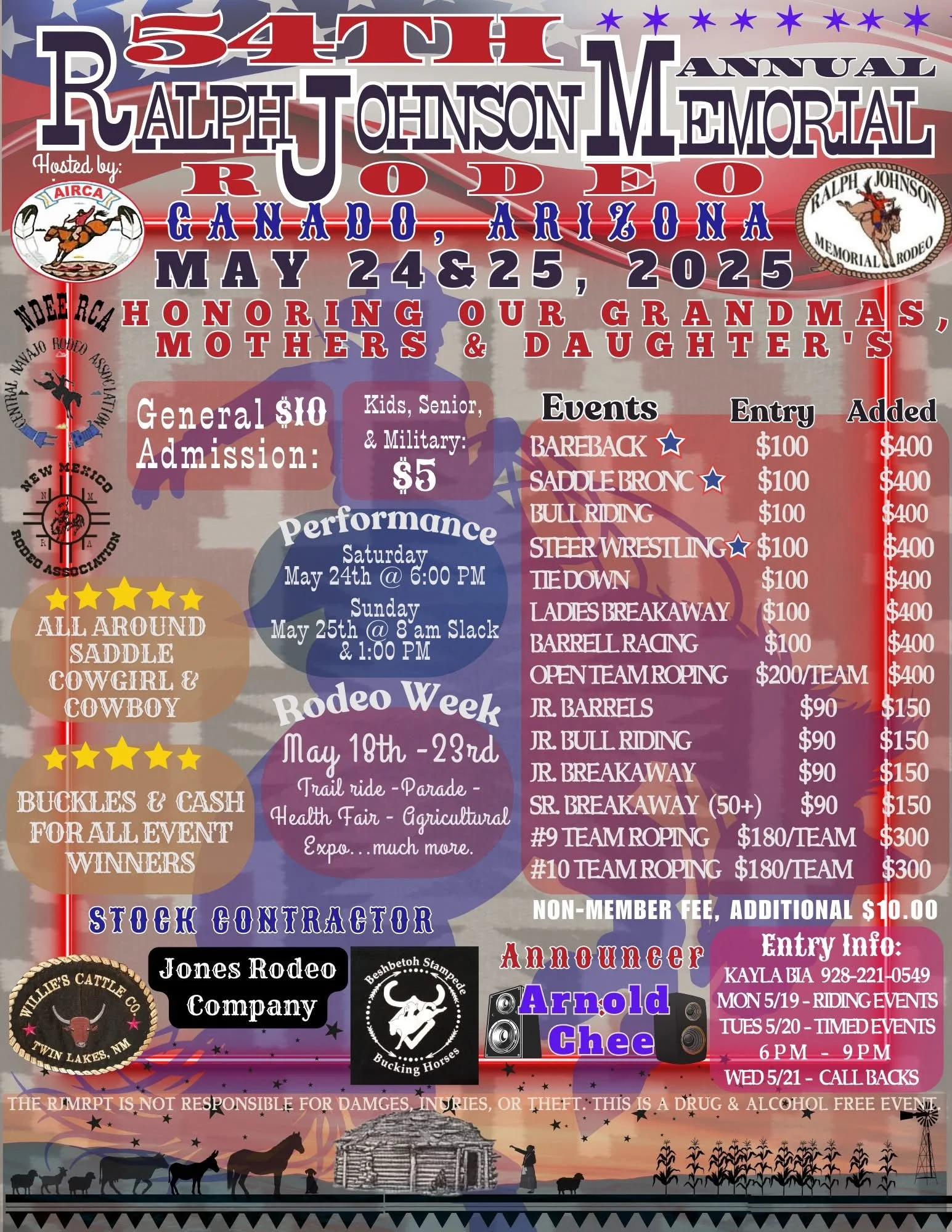 SCHEDULE — New Mexico Rodeo Association