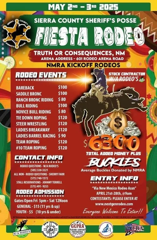 SCHEDULE — New Mexico Rodeo Association