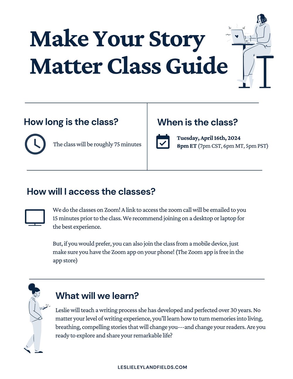 Keep Me Updated — Leslie Leyland Fields