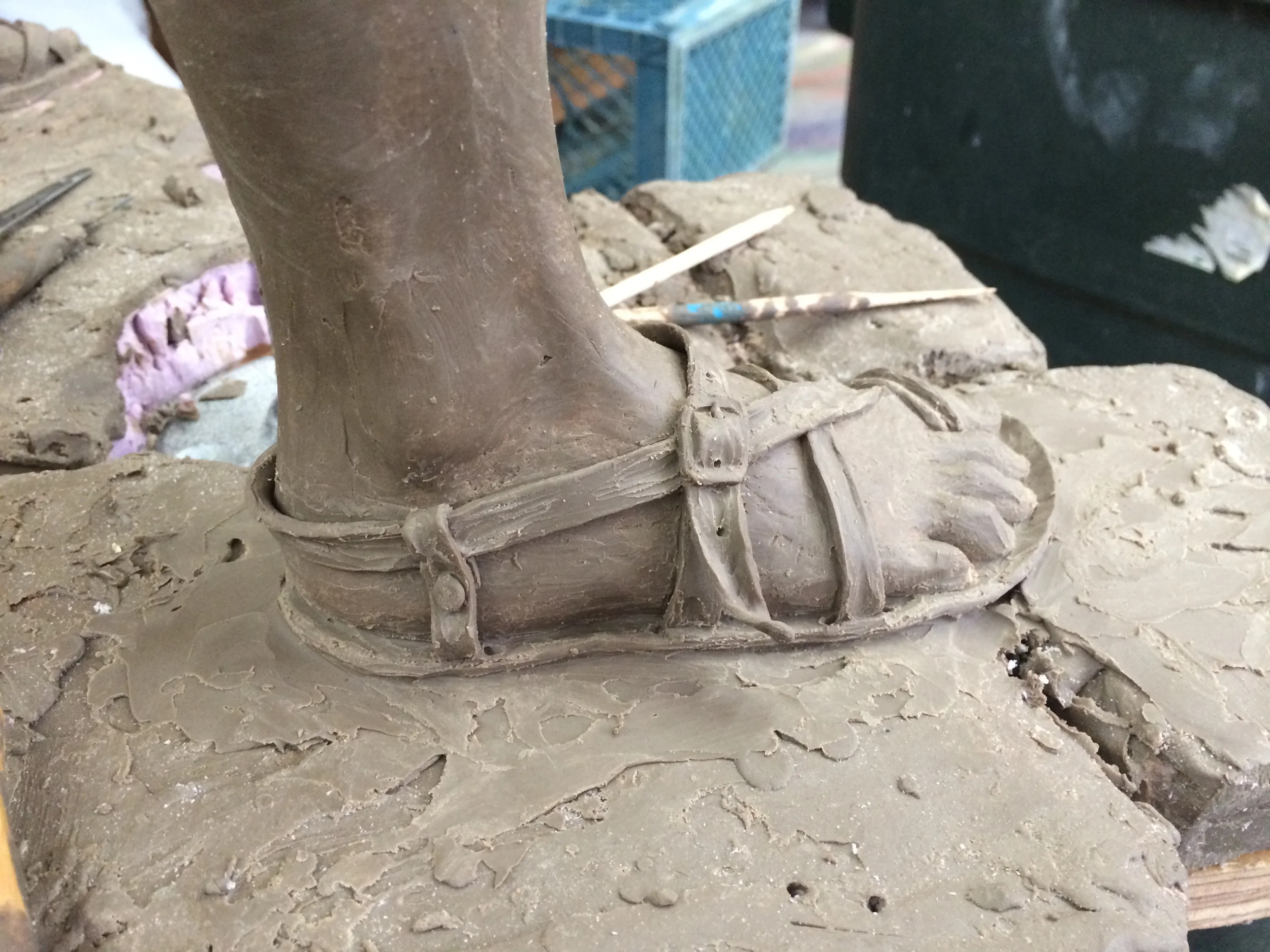 sculpting at Eichinger Sculpture Studio — Libby carruth