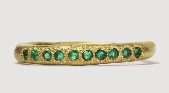 'Possibilities' ring with emeralds — Katherine Bowman