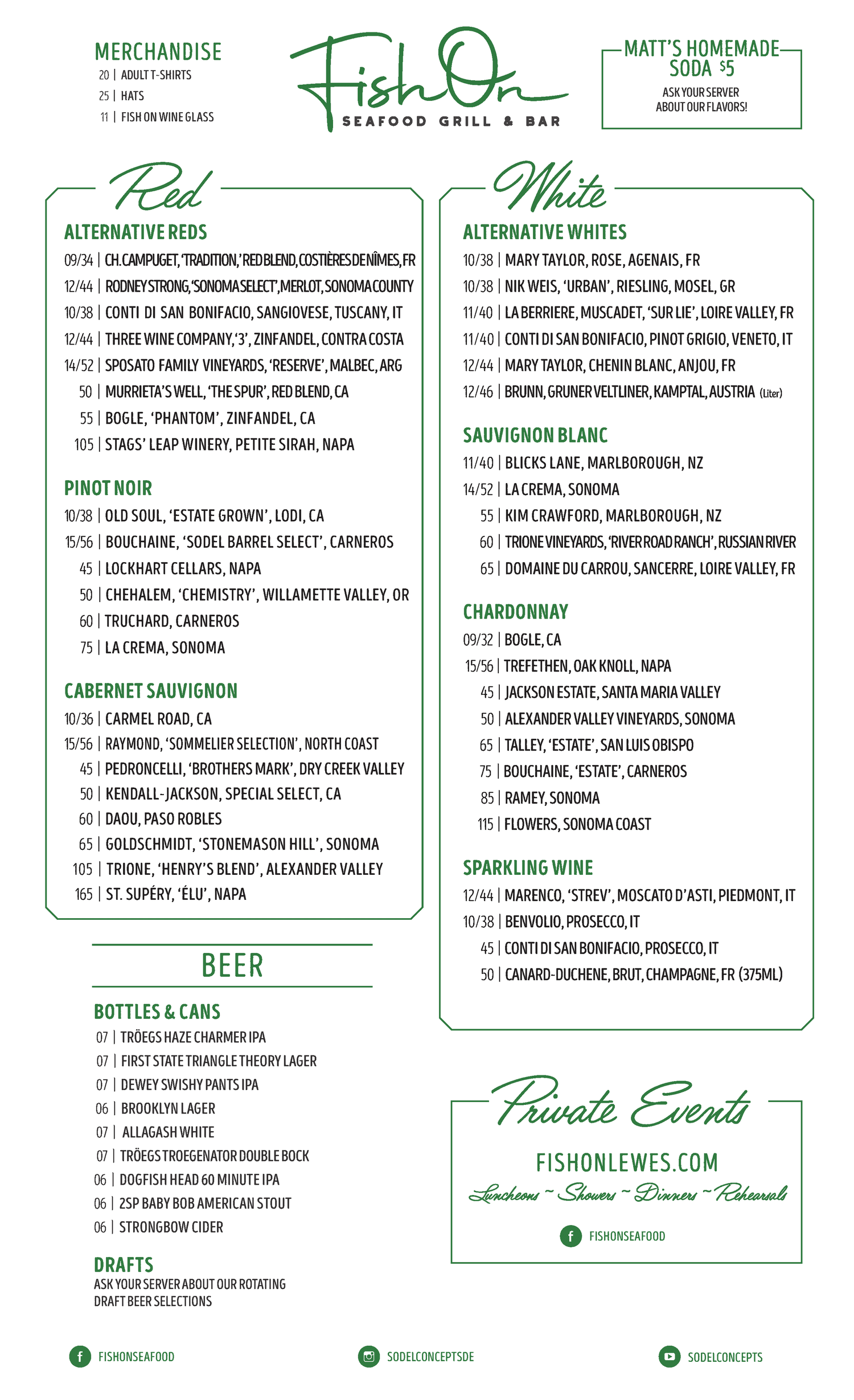 See Our Menu | Seafood in Lewes, DE | Fish On