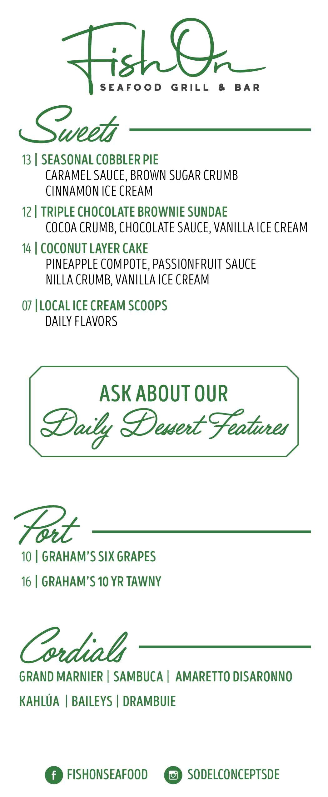 See Our Menu | Seafood in Lewes, DE | Fish On