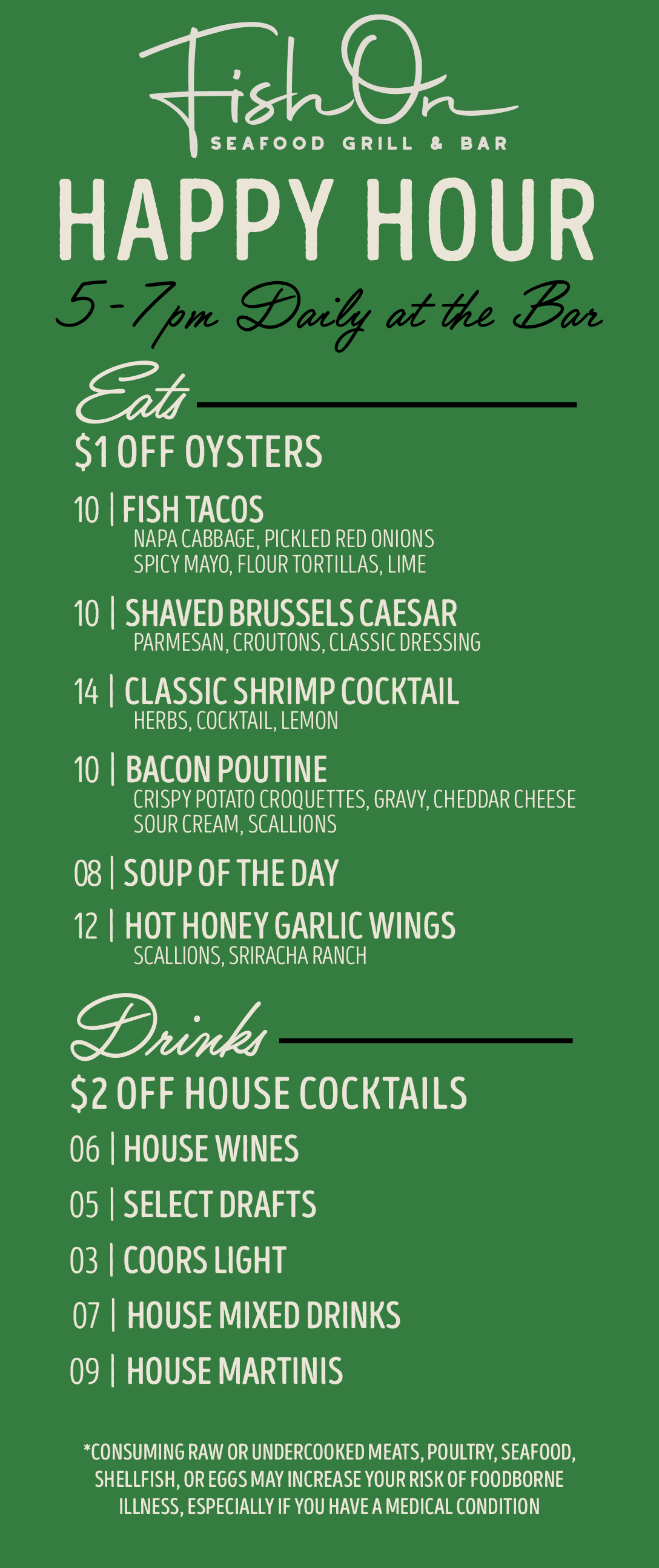 See Our Menu | Seafood in Lewes, DE | Fish On