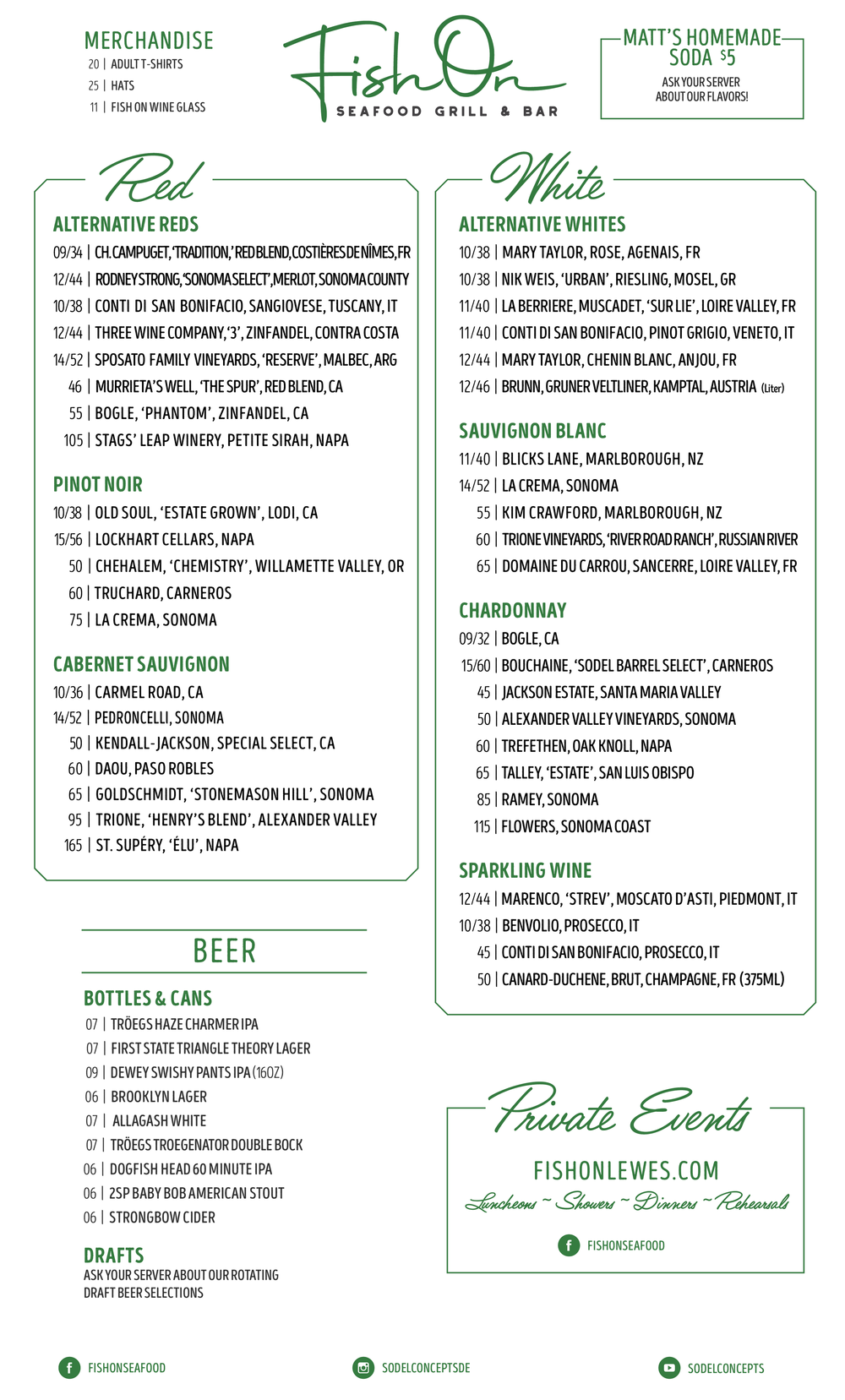 See Our Menu | Seafood in Lewes, DE | Fish On