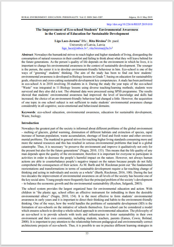 Research Papers — Eco Schools