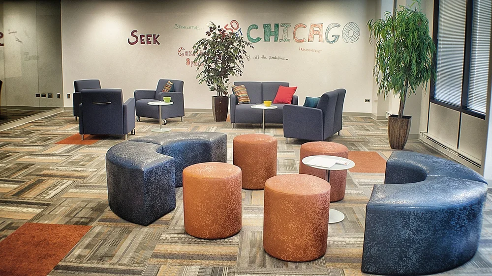 Large and flexible focus rooms can accommodate 40+ person audience ...