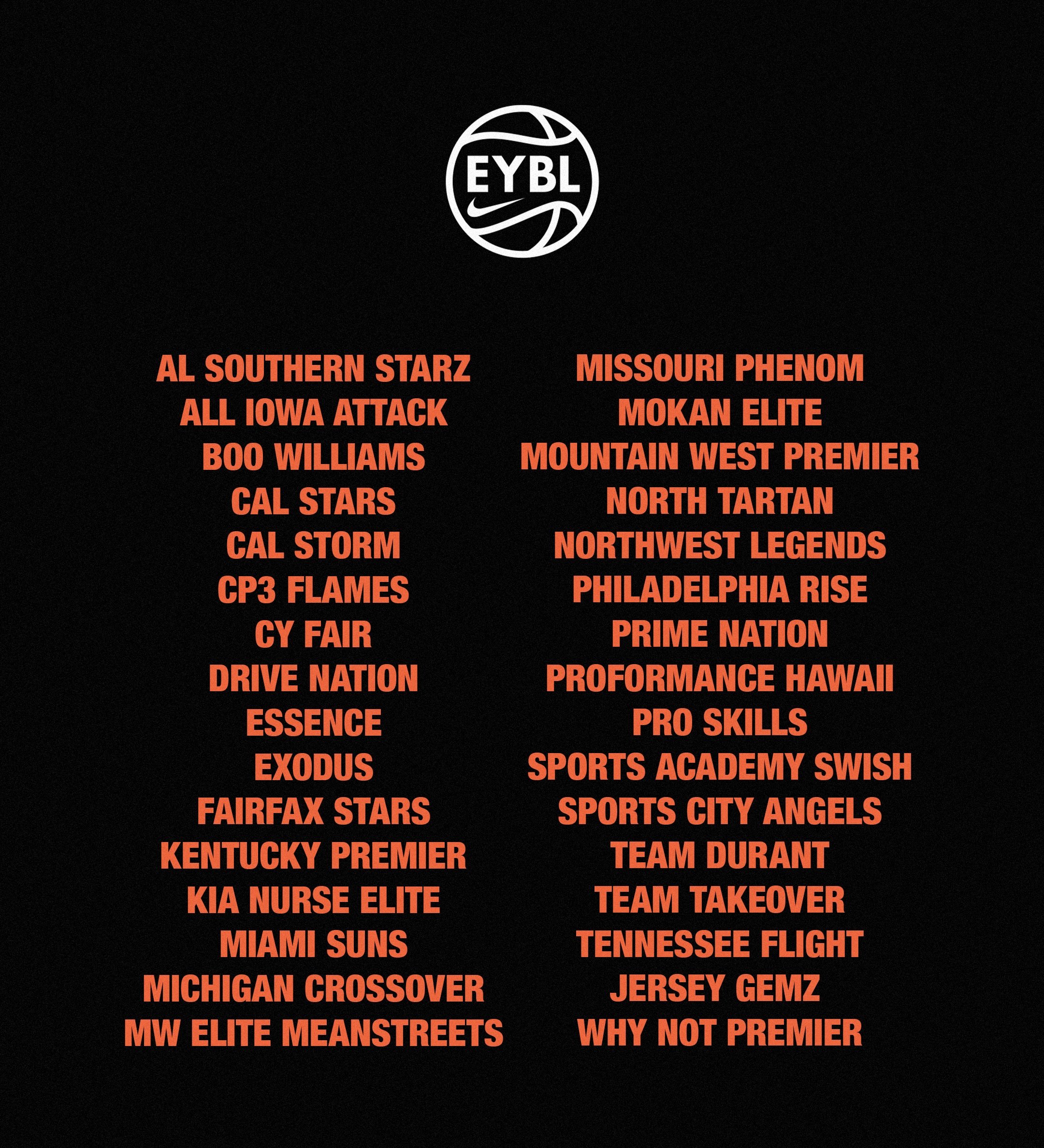 NIKE GIRLS EYBL
