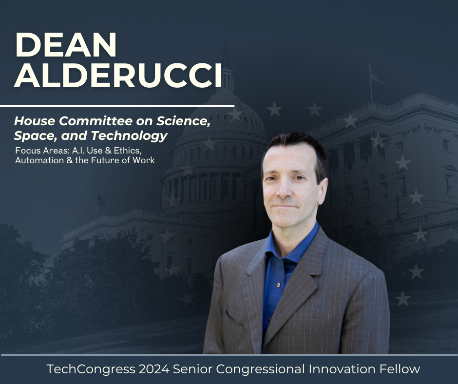 Meet the January 2024 Fellows: Dean Alderucci — TechCongress