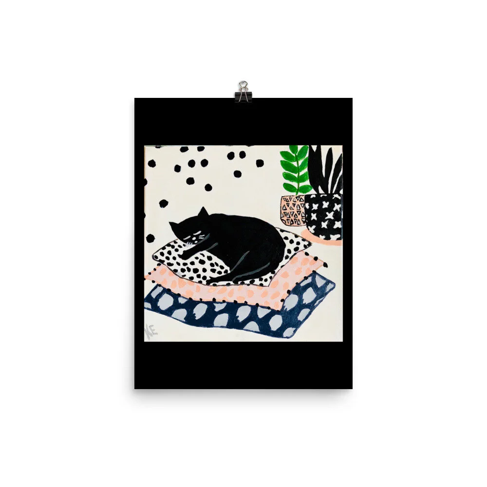 Print - Cat Nap — Kimbra Eberly