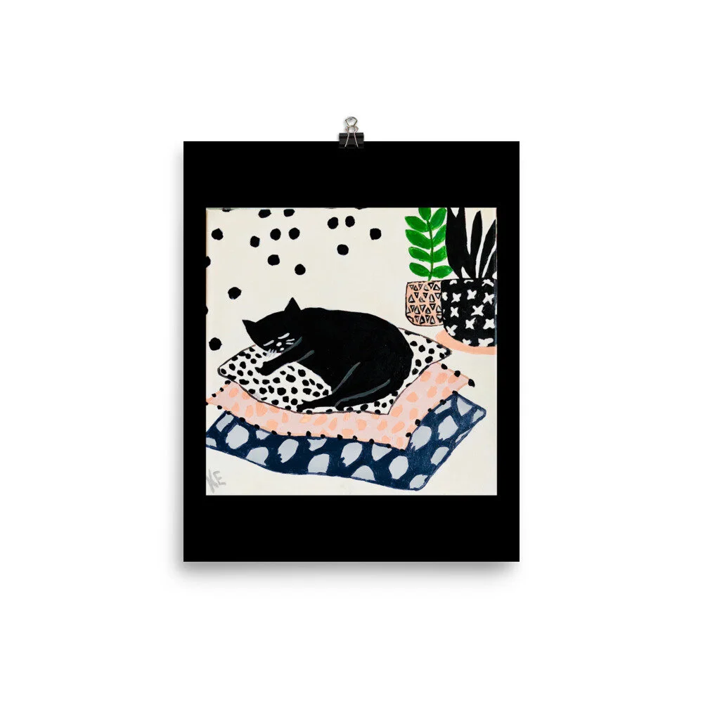 Print - Cat Nap — Kimbra Eberly