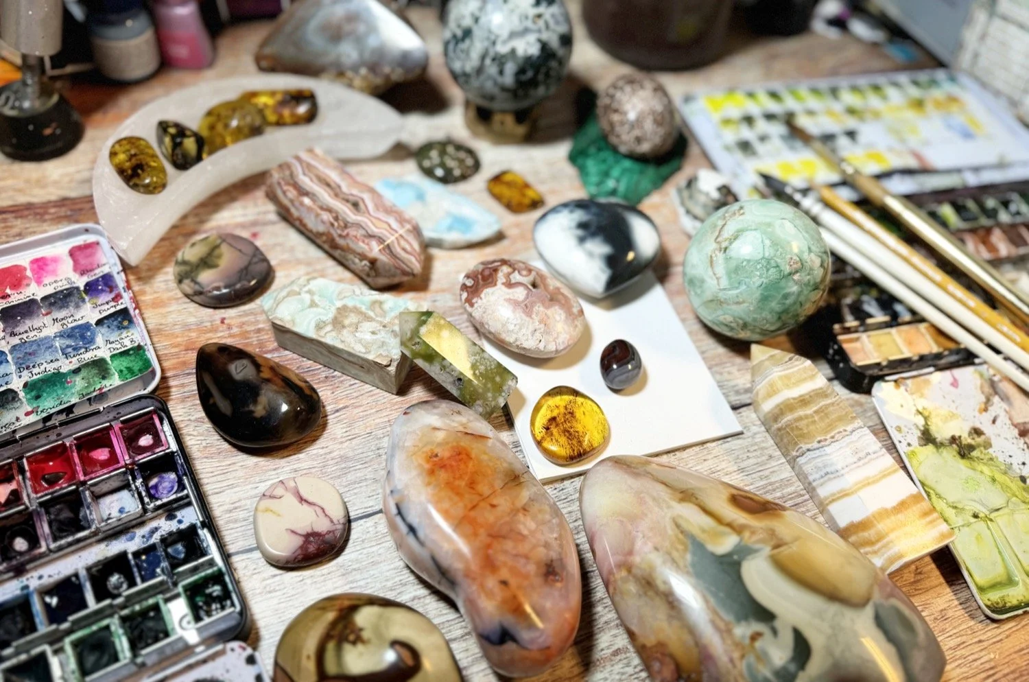 Watercolor Crystal Devas with Andrea Gomoll — Ivy Newport