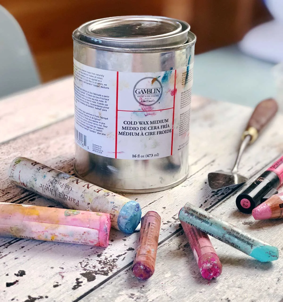 Learn Cold Wax Painting — Ivy Newport