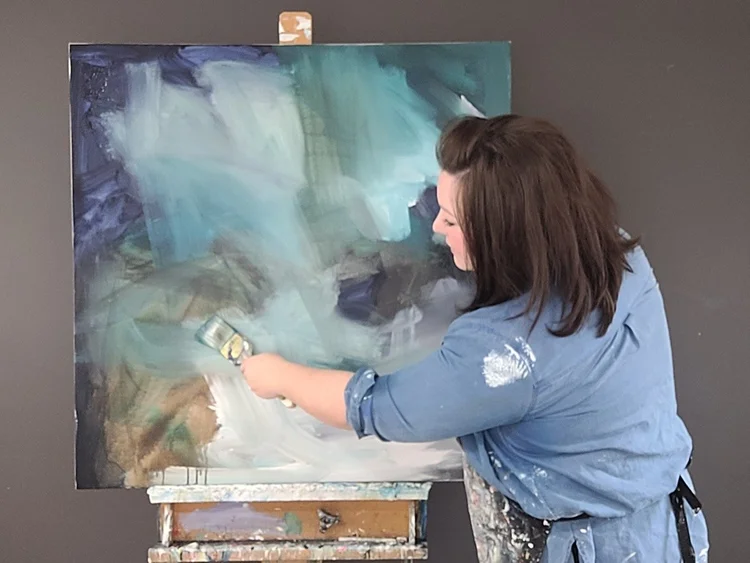 Learn Abstract Painting - Nikol Wikman — Ivy Newport