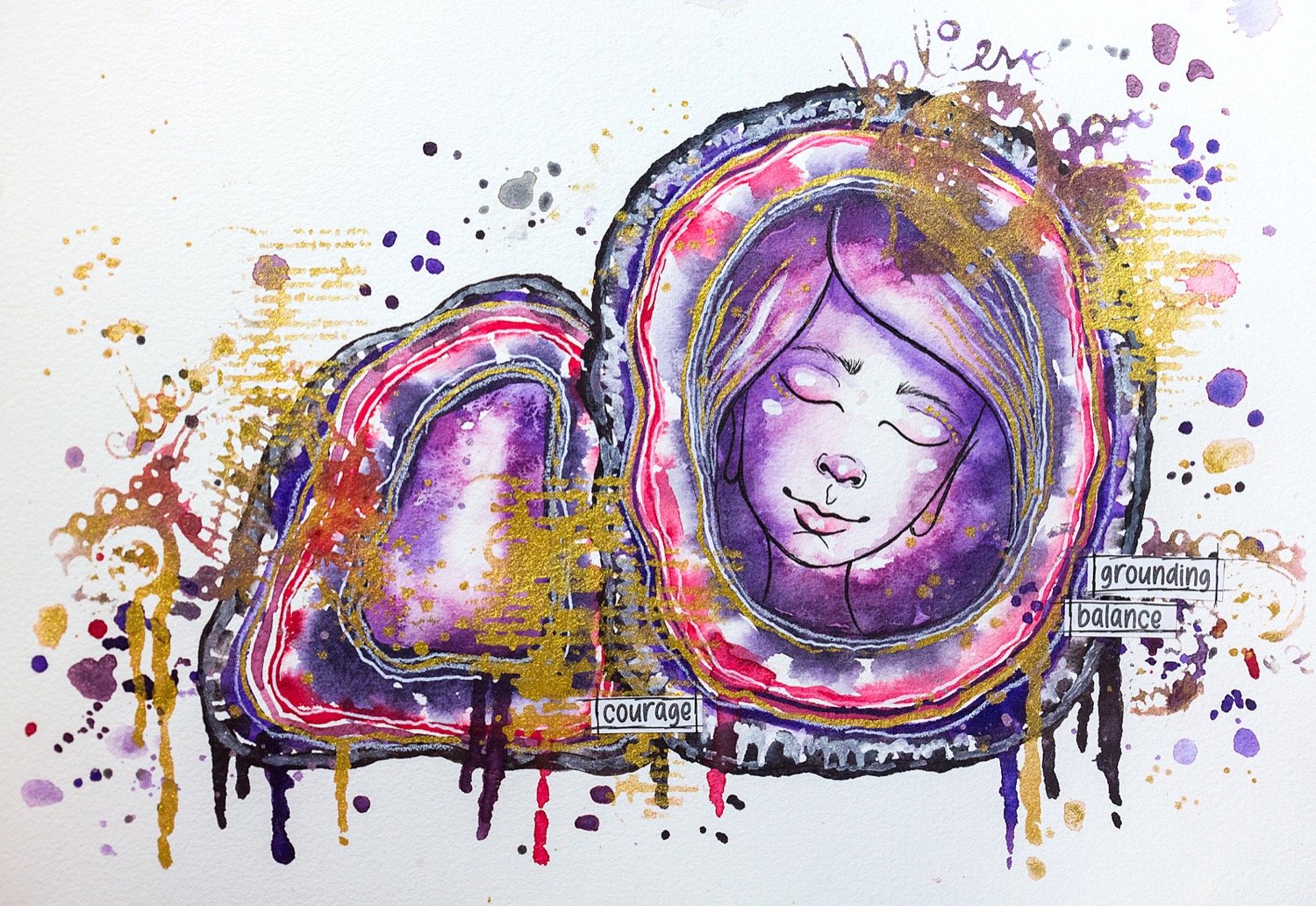 Watercolor Crystal Devas with Andrea Gomoll — Ivy Newport