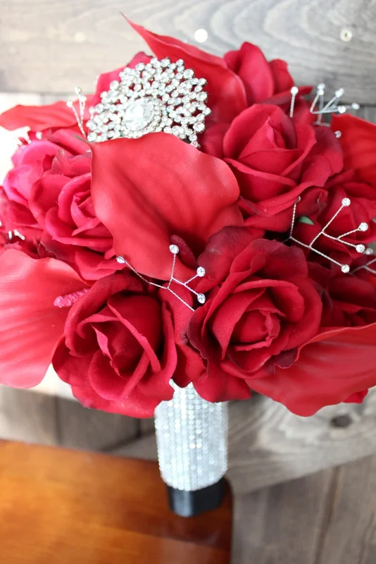 rhinestones — Order Silk Wedding Flowers Online | Love Is Blooming Blog ...