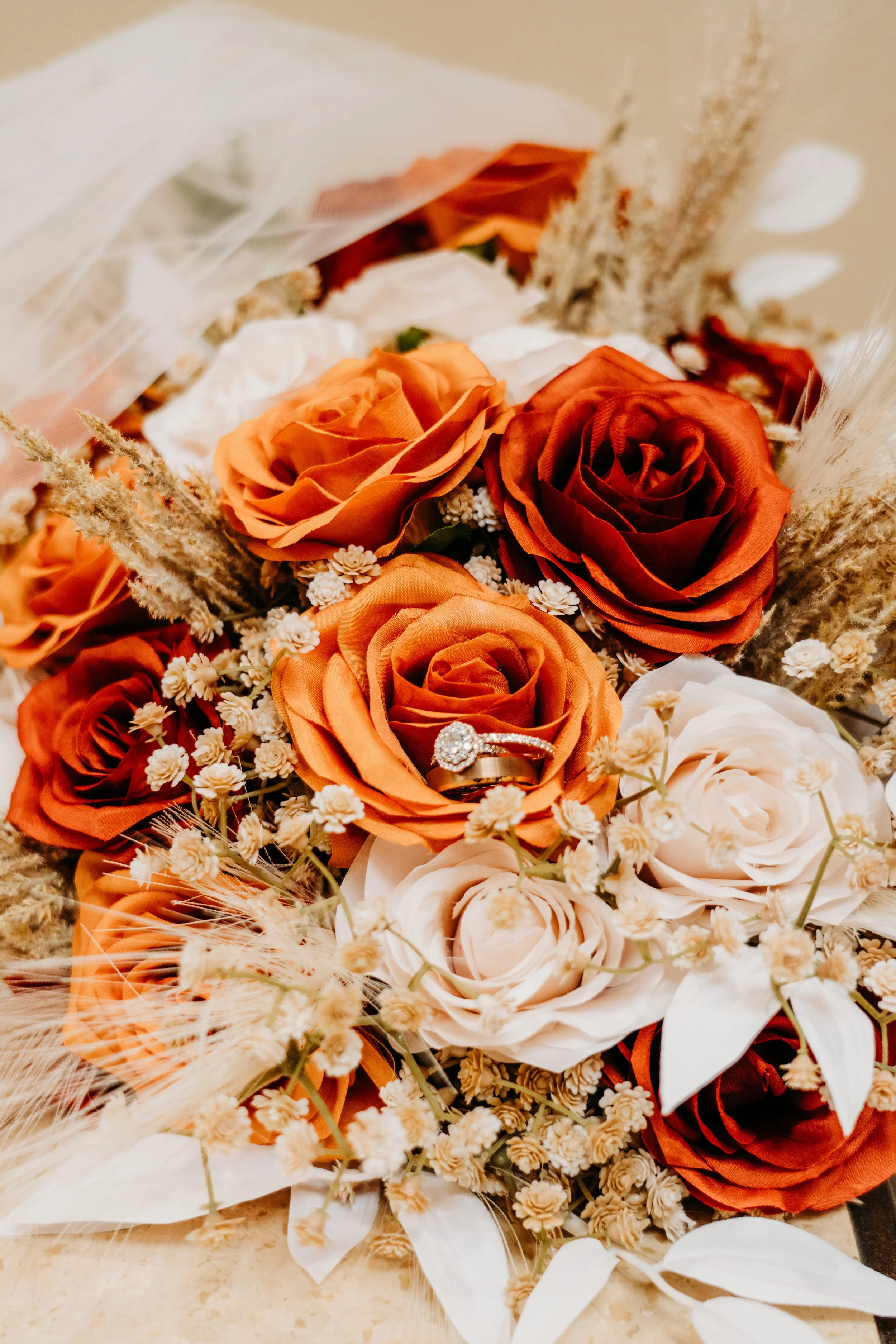 Burnt orange flowers wedding bouquet 60 photos - Astyledwedding.com