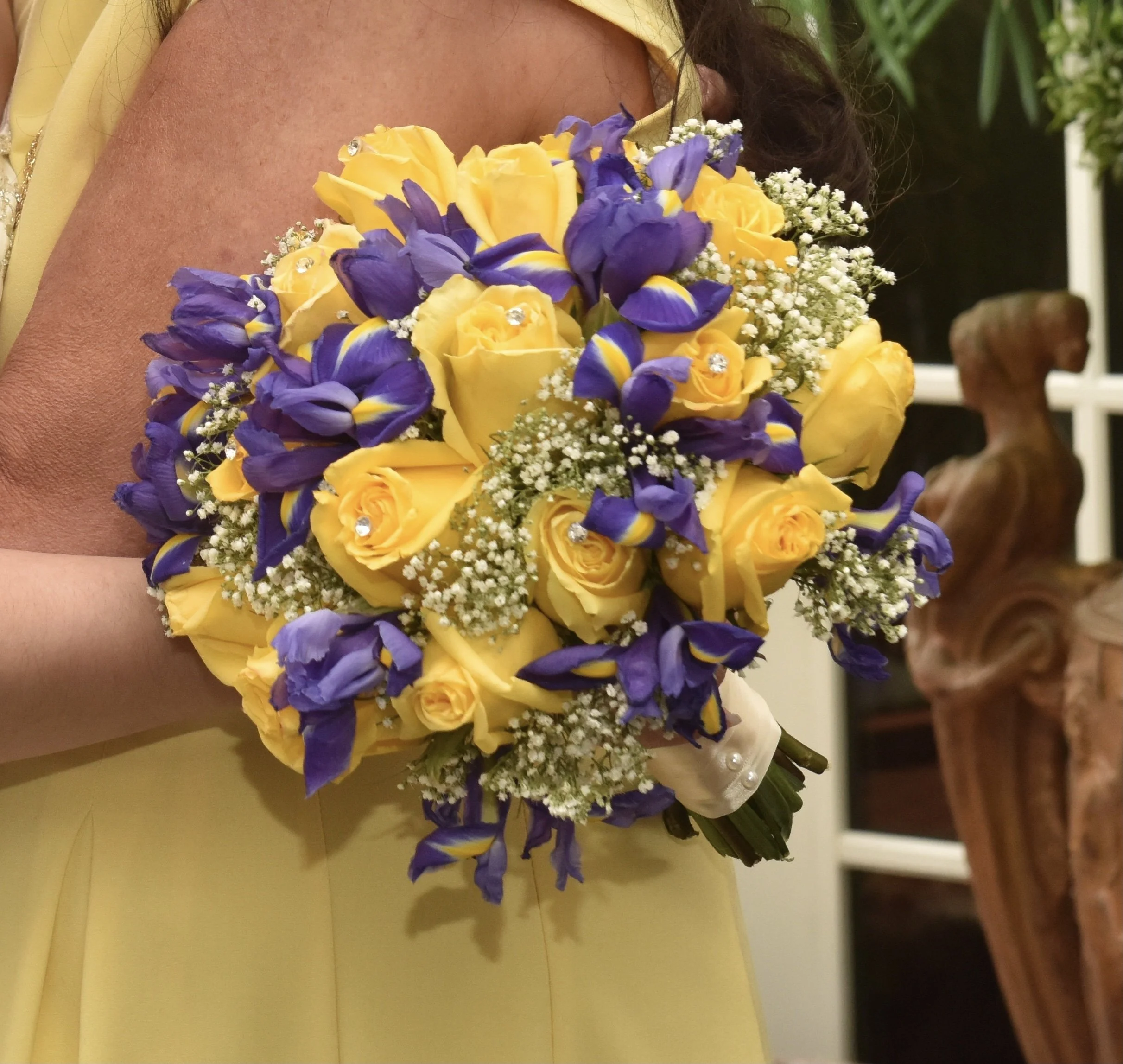 Yellow Rose Wedding Bouquet