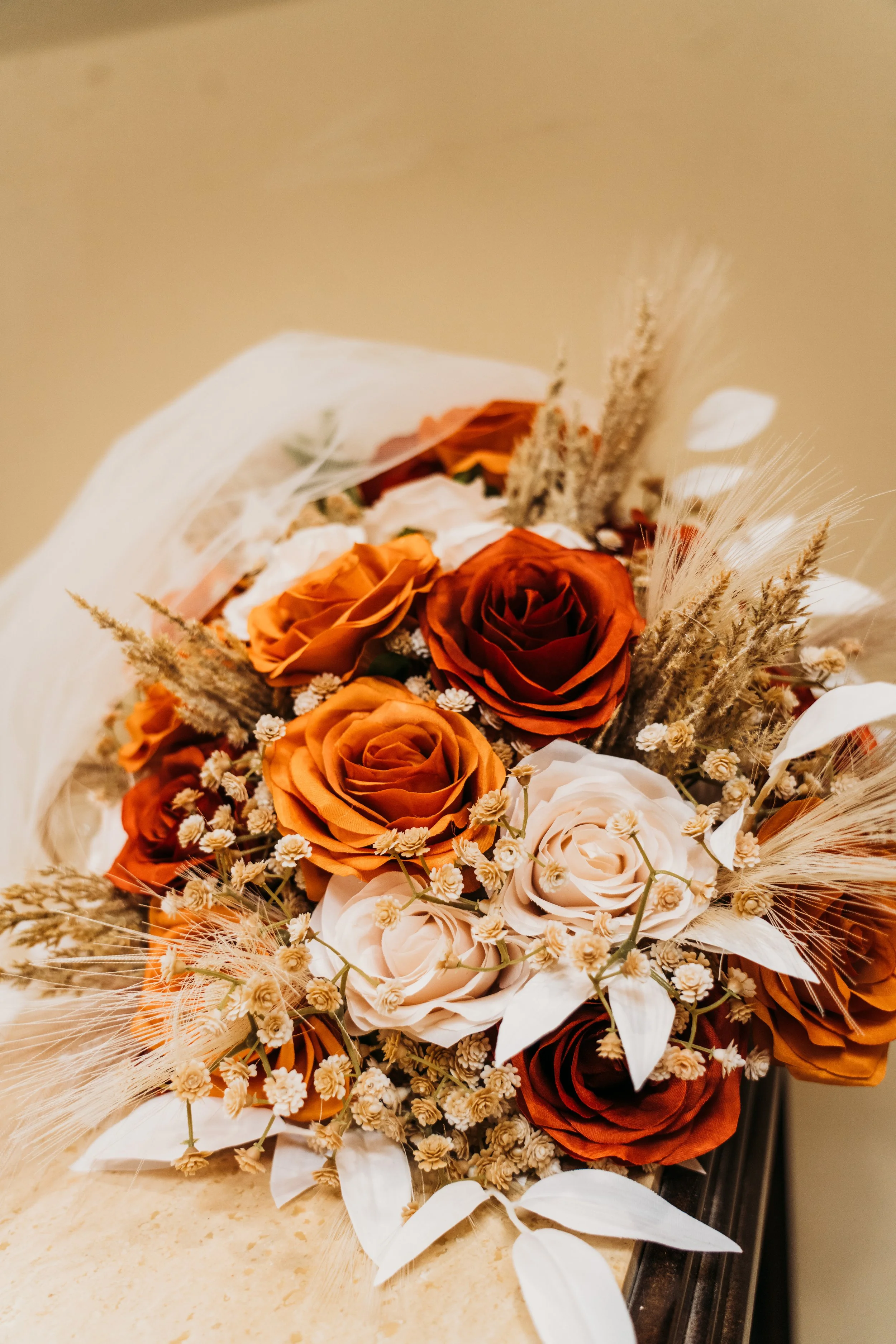 Burnt orange wedding bouquets 60 photos - Astyledwedding.com