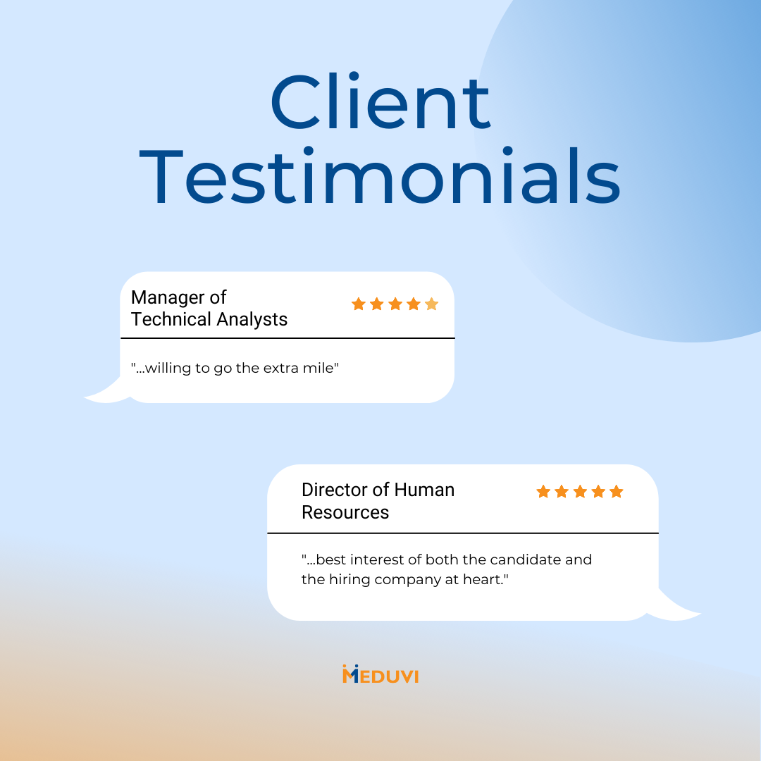 Client Testimonials — Meduvi
