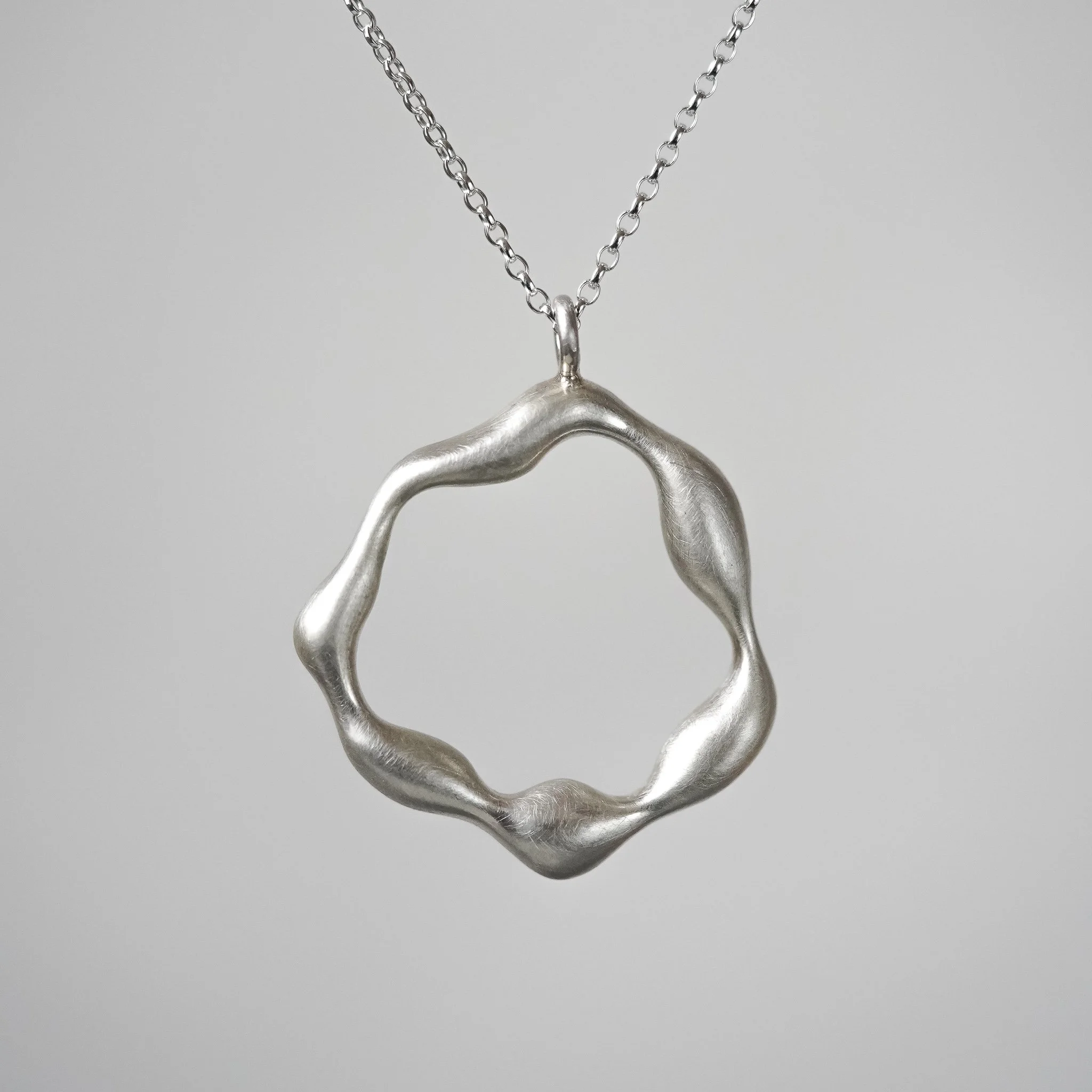 WAVE PENDANT — Bespoke Jewellery and Silverware | Megan Falconer Aberdeen