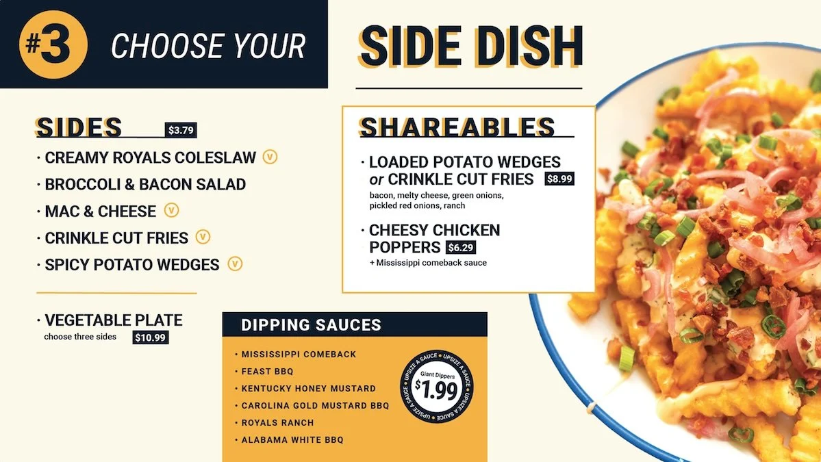 Food Menu — Royals Hot Chicken