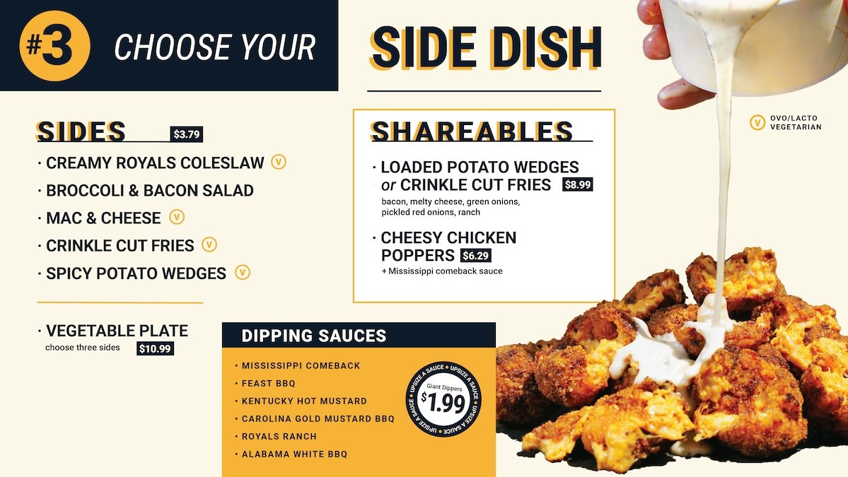Food Menu — Royals Hot Chicken