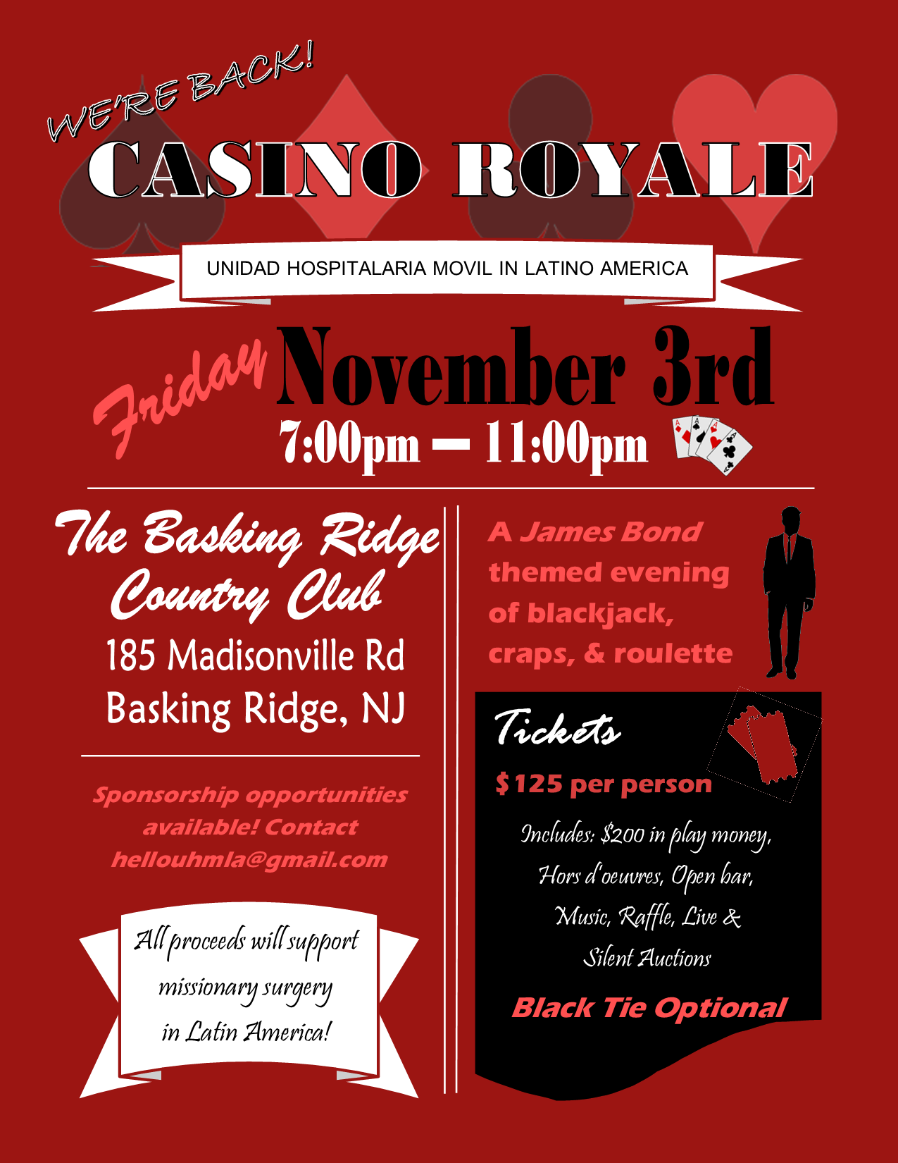 Casino Royale James Bond Theme Party