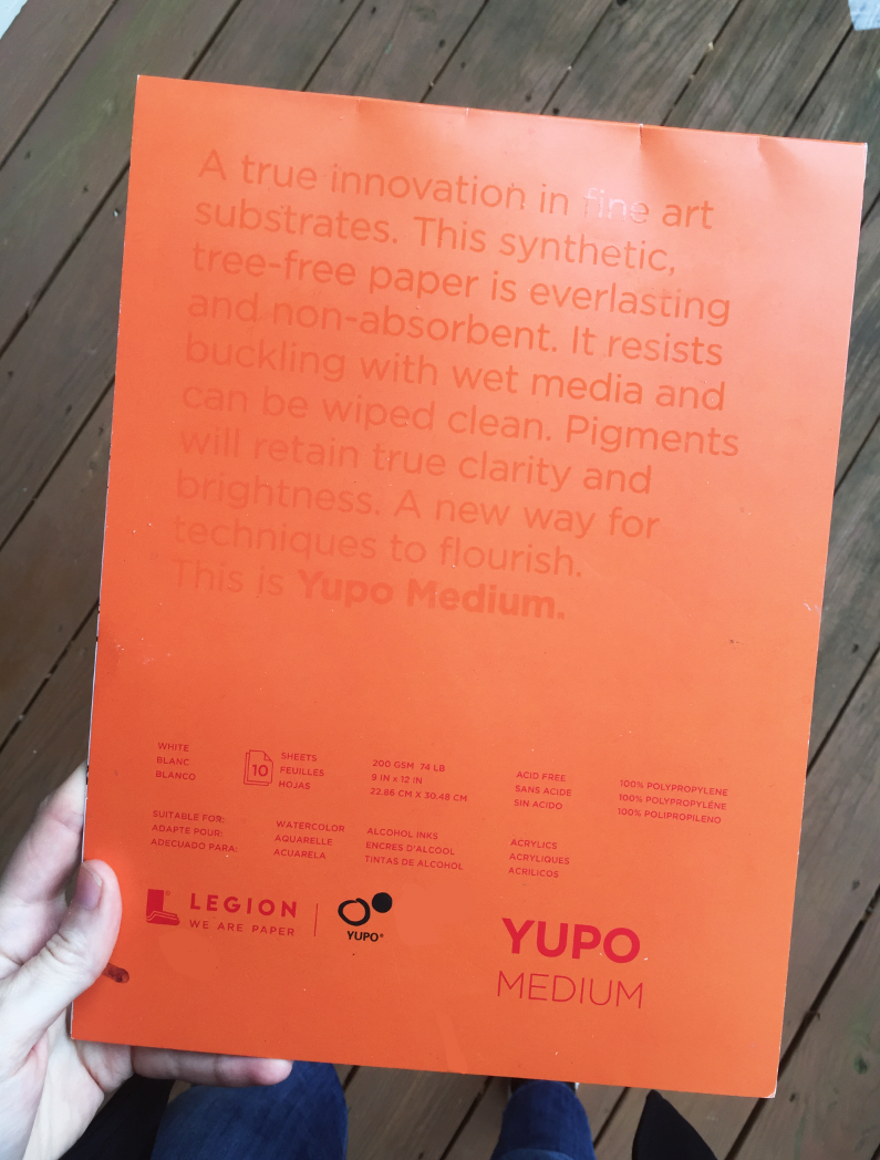 Medium Moment: Yupo Paper — Becky Jewell