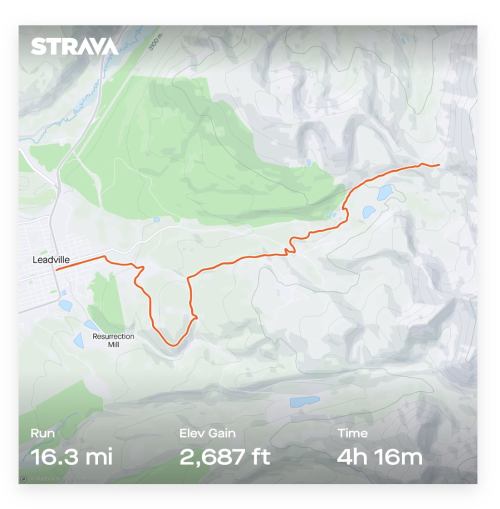 The Leadville Heavy Half — Becky Jewell
