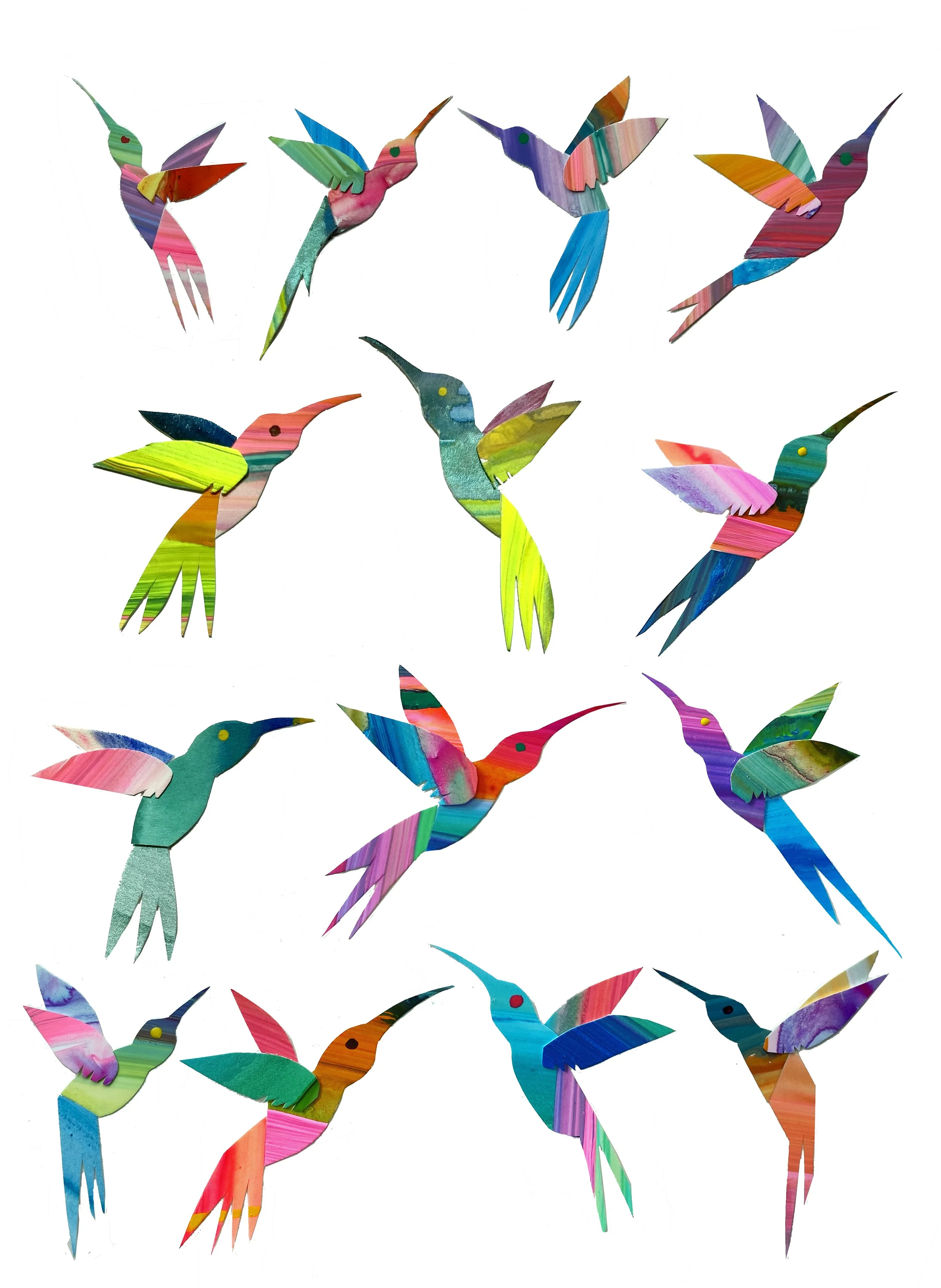 Paper Hummingbirds — Becky Jewell