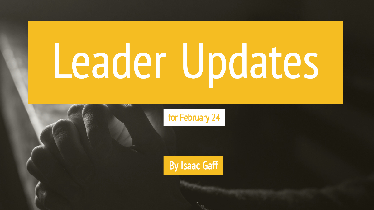 Leader Updates — Calvary United Methodist Church
