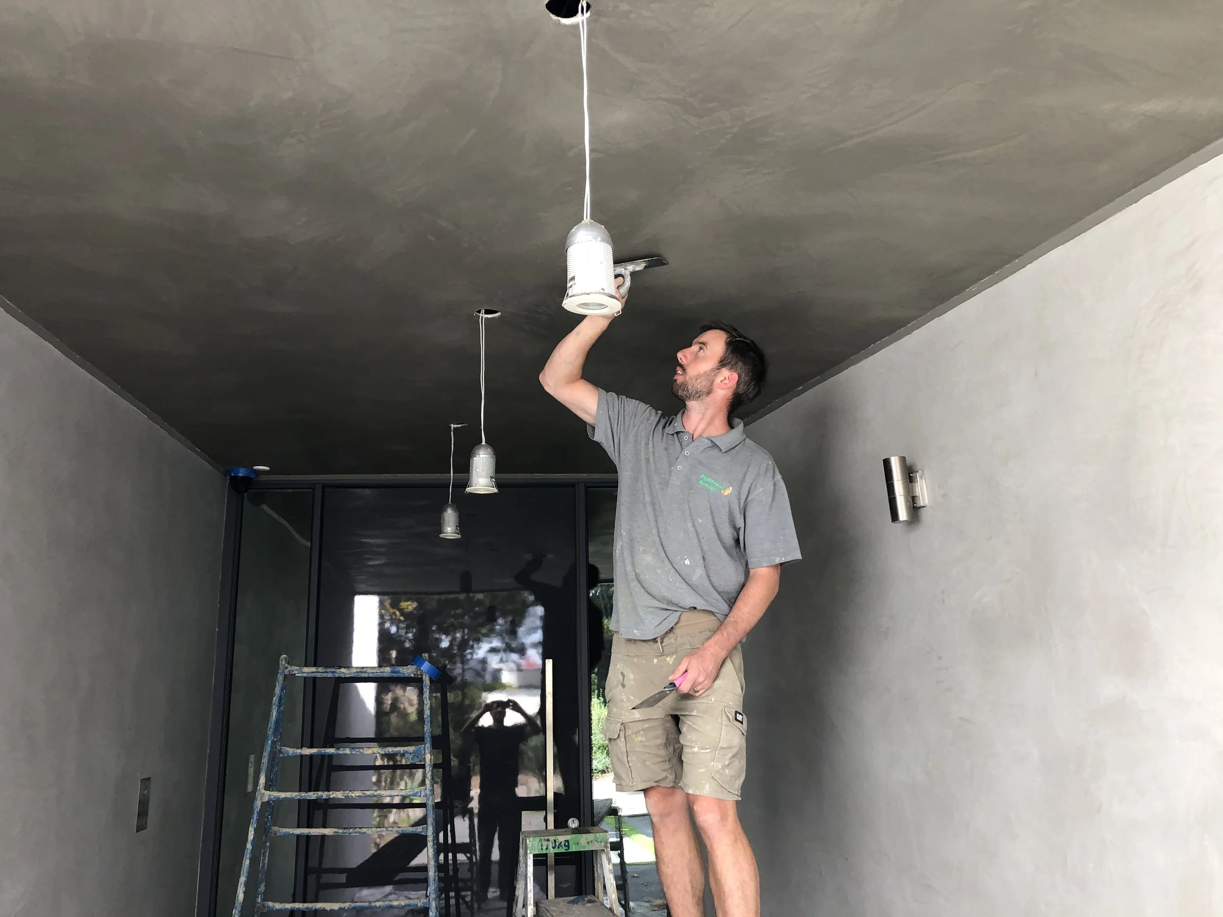 Concrete Finish Effect Examples - Plastering work by Mornington ...