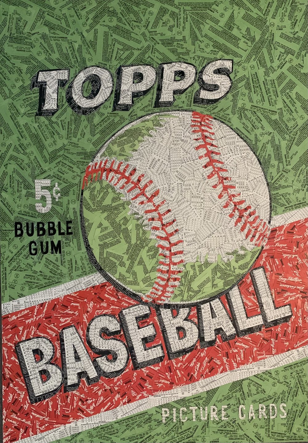 Topps 5 Cent Pack Project — Tim Carroll Art