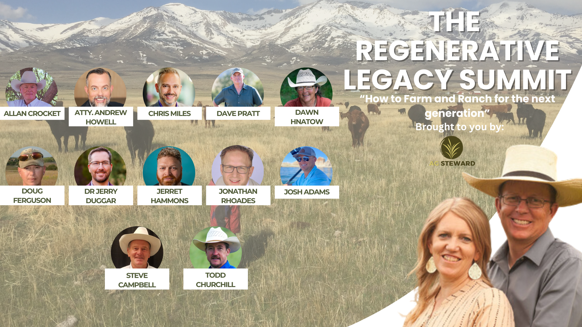 Join us at THE REGENERATIVE LEGACY SUMMIT online — TAILOR MADE CATTLE