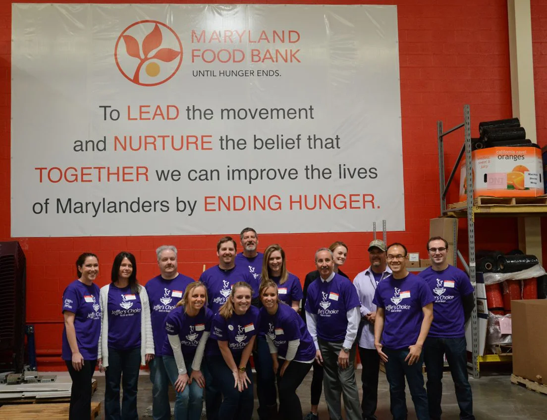 Maryland Food Bank Volunteer Day 2015 — Jeffie's Choice