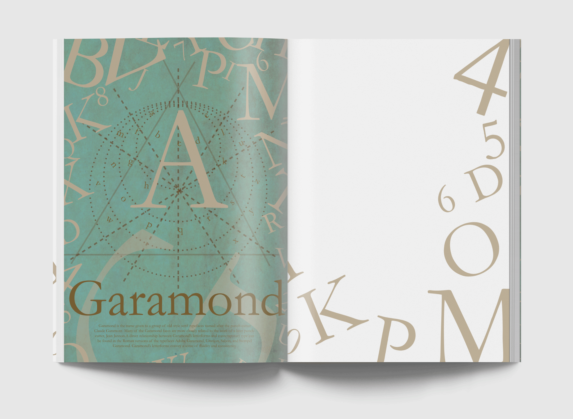 Garamond Typeface Poster